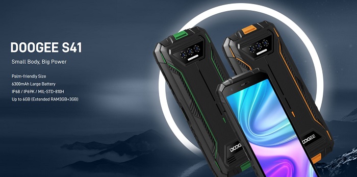 Doogee S41 DualSIM 3GB/16GB LTE IP69K Orange | MobilMax.cz