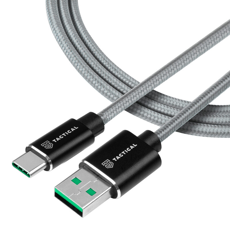 USB dobíjecí kabel Tactical Fast Rope Aramid Cable USB-A/USB-C ...